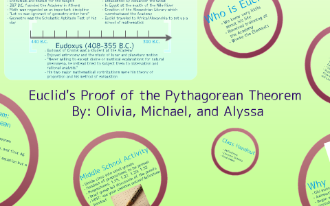 Euclid's Proof of the Pythagorean Theorem by Alyssa Rumlow