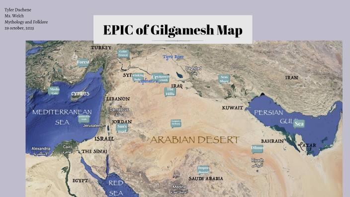 Gilgamesh Map by Tyler Duchene [STUDENT] on Prezi