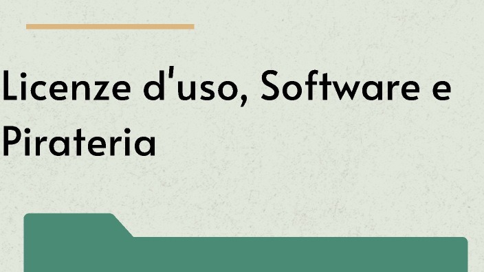 Licenze d'uso dei Software by lorenzo floridia on Prezi