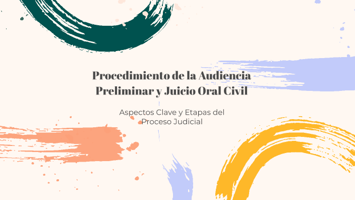 Procedimiento de la Audiencia Preliminar y Juicio Oral Civil by Sayra ...