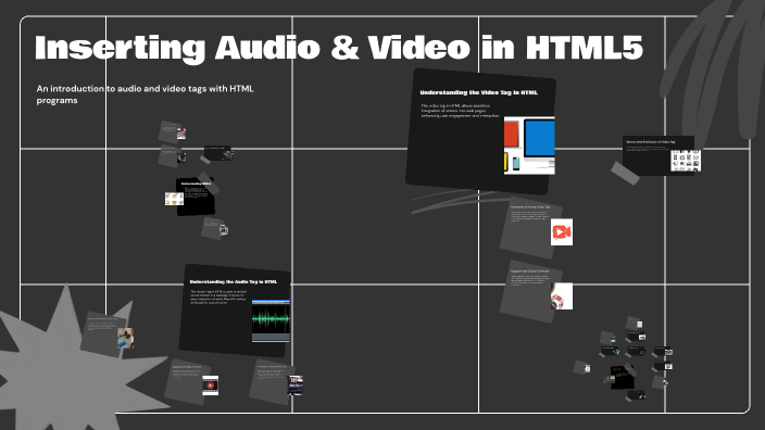 Inserting Audio & Video in HTML5 by Ms. Kaniz Fatima on Prezi