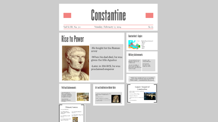 Constantine by on Prezi