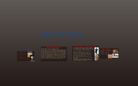 Holes Book Vs. Movie by José Martínez on Prezi