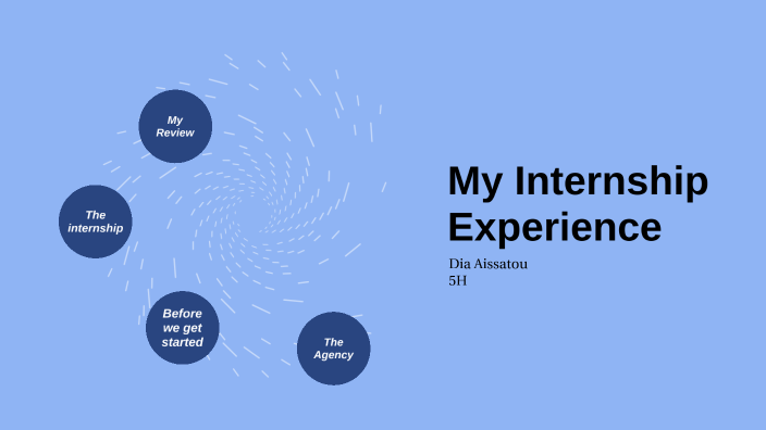 My Intership Experience by Aissatou Dia on Prezi