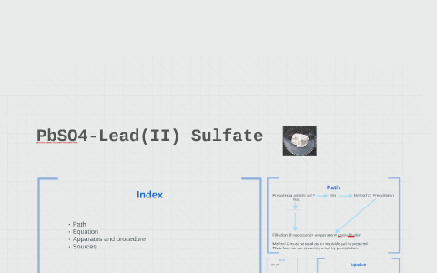 PbSO4 by Peter Pânzar on Prezi