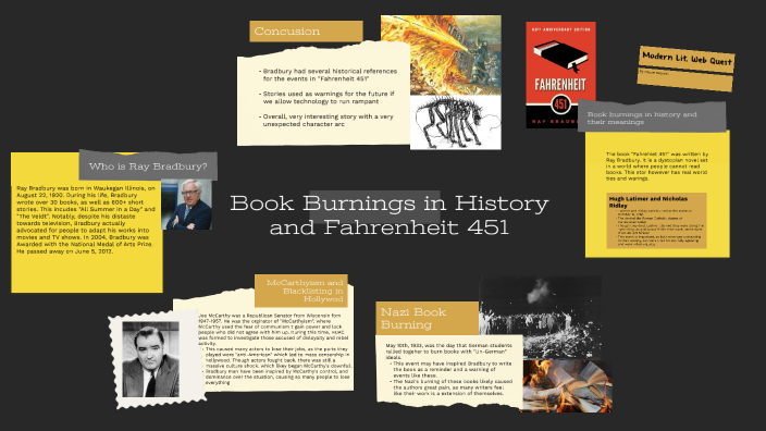 Book burnings in history and their meanings by Calvin Rachiell on Prezi