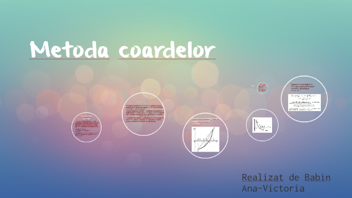 Metoda coardelor by Babin Ana on Prezi