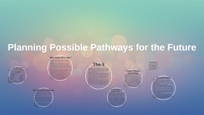 Planning Possible Pathways for the Future by Garry Poopson on Prezi