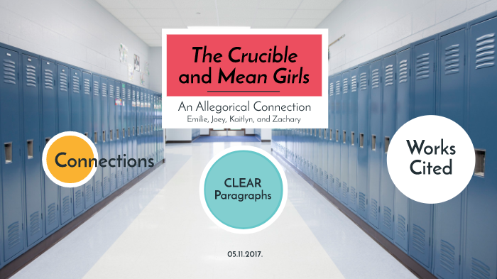 The Crucible and Mean Girls Allegorical Connection Project by Zachary ...