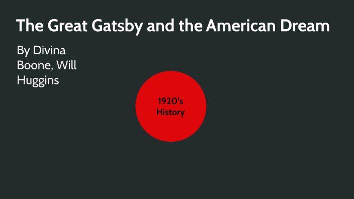 The Great Gatsby and the American Dream by Vonsuir on Prezi