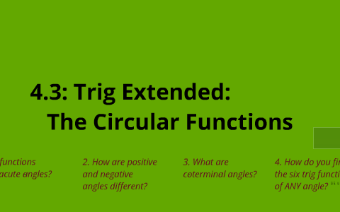 4.3: Trigonometry Extended: The Circular Functions by Jessica Edrington ...