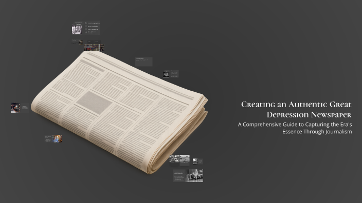 Creating an Authentic Great Depression Newspaper by Mohanad Almansouri ...