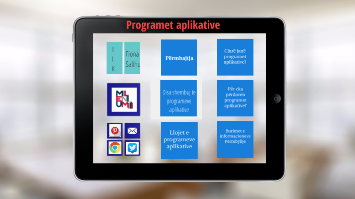 programet aplikative by Fiona Salihu on Prezi