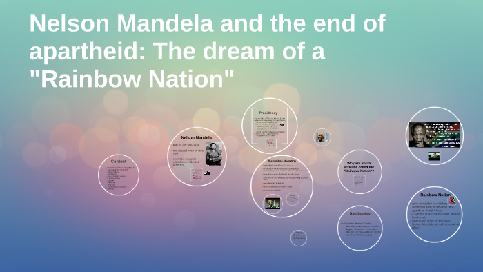 Nelson Mandela and the end of apartheid: The dream of a "Rainbow Nation ...