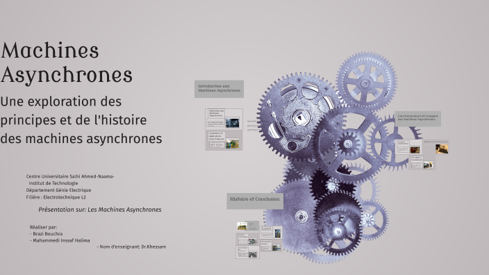 Machines Asynchrones i by Mahammedi lnssaf on Prezi
