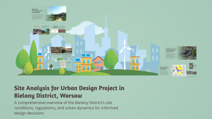 Site Analysis for Urban Design Project in Bielany District, Warsaw by ...