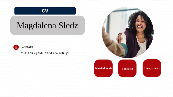 CV by Magdalena Śledź on Prezi