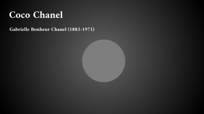 Coco Chanel by Giada Barbieri on Prezi