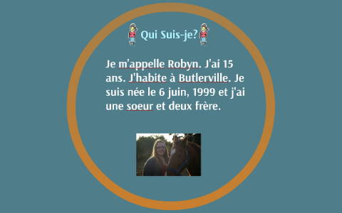 Qui Suis-je? by robyn parsons