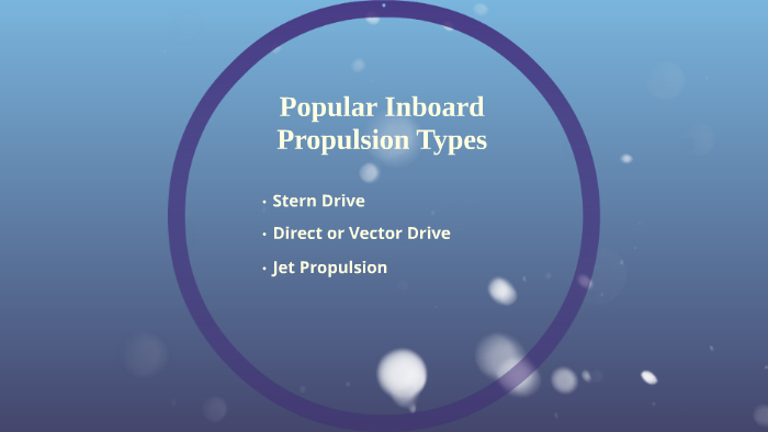 Popular Inboard Propulsion Types by mike erikson on Prezi