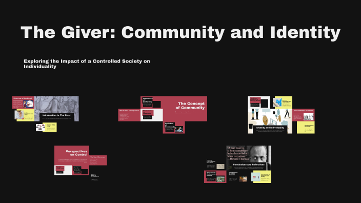 The Giver: Community and Identity by Niamh Dempsie on Prezi