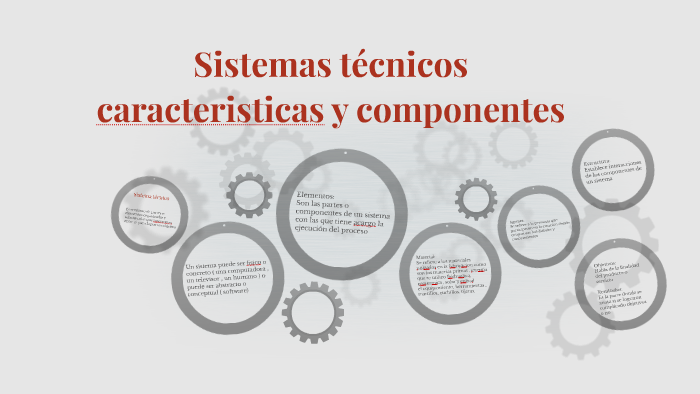 sistemas técnicos caracteristicas y componentes by mary aguilar on Prezi