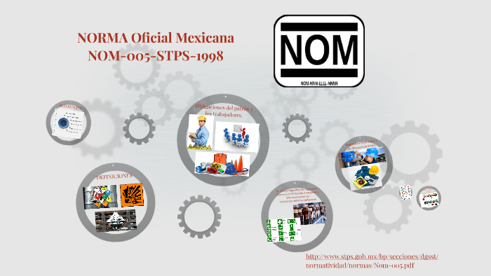NORMA Oficial Mexicana NOM-005-STPS-1998 by Keeny Cob's on Prezi