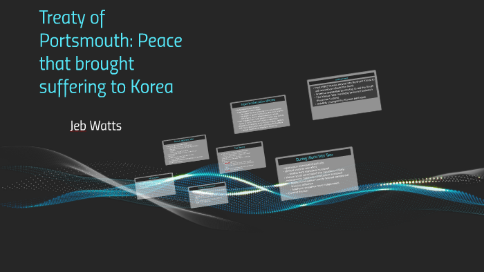 Treaty of Portsmouth: Peace that brought suffering to Korea by Jeb ...