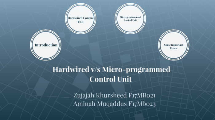 Hardwired v/s Micro-programmed Control Unit by zujajah khursheed on Prezi