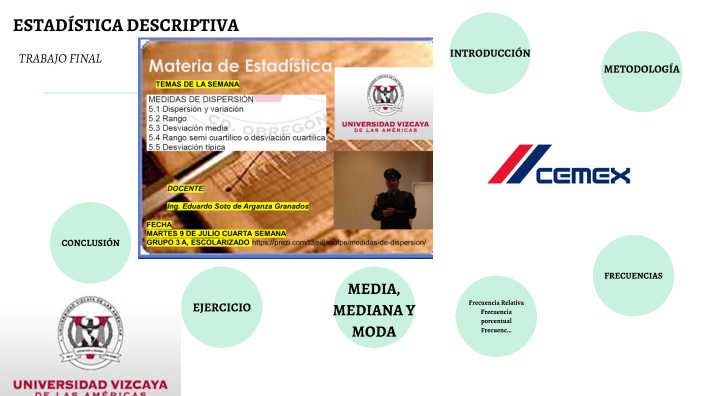 3A_ EJEMPLO PROYECTO FINAL DE ESTADISTICA by Albert Soton on Prezi