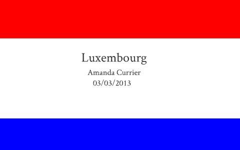 Luxembourg by Amanda Currier
