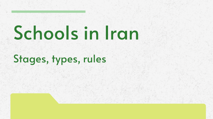 Education System in Iran by Raniya Mustafina on Prezi
