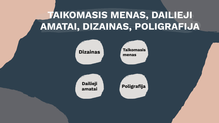 Taikomasis menas, dailieji amatai, dizainas, poligrafija by Aurelija ...