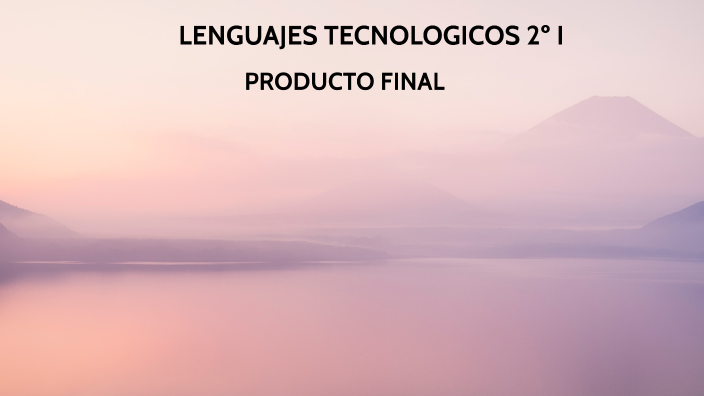 LENGUAJES TECNOLOGICOS 2º I by emmanuel tejada on Prezi