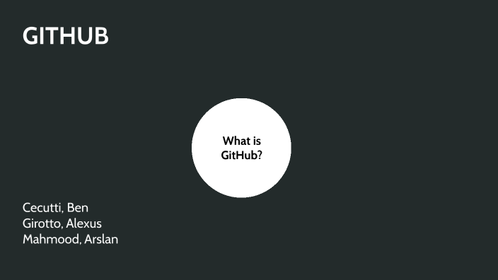 ITBU Group Assignment - Github by Alexus Girotto on Prezi