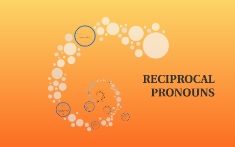 RECIPROCAL PRONOUNS by on Prezi