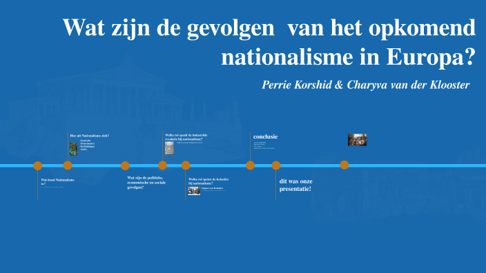Gevolgen van Nationalisme in Europa by Charyva van der Klooster ...