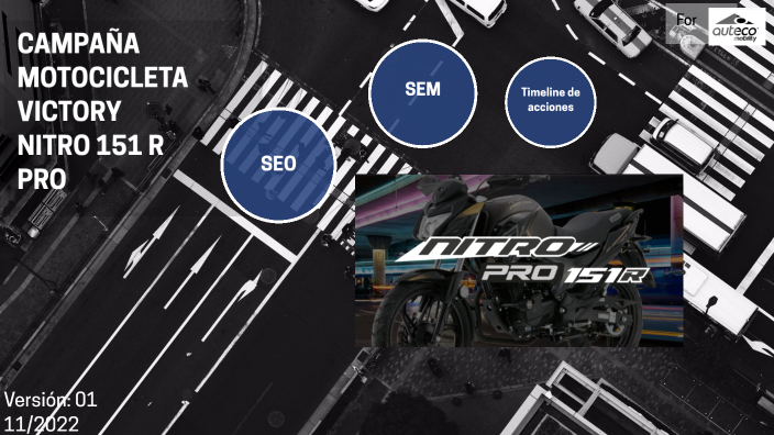CAMPAÑA MOTOCICLETA VICTORY NITRO 151 R PRO by Alvaro Enrique Roberto ...