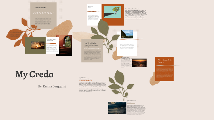 Credo Assignment by Emma Bergquist on Prezi