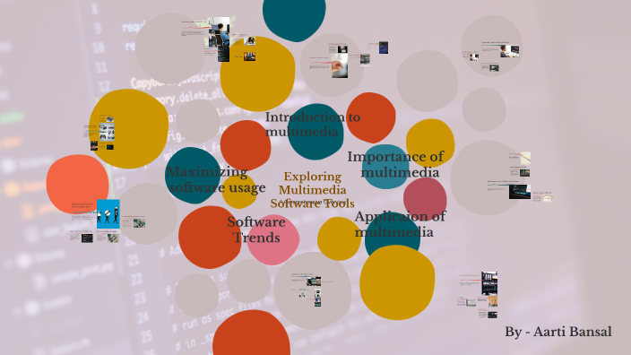 Exploring Multimedia Software Tools by Aarti Bansal on Prezi