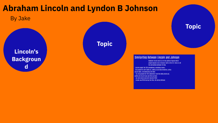 A Comparison of Abraham Lincoln and Lyndon B Johnson by JAKE BENNER on ...