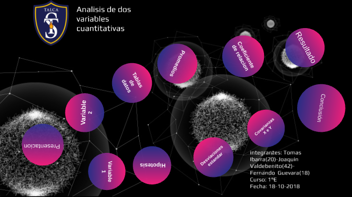 Análisis de dos variables cuantitativas by Joaquin Valdebenito on Prezi