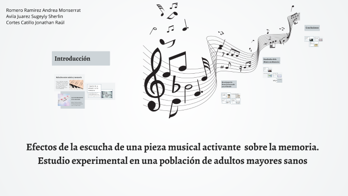 Efectos de la escucha de una pieza musical activante sobre la memoria ...