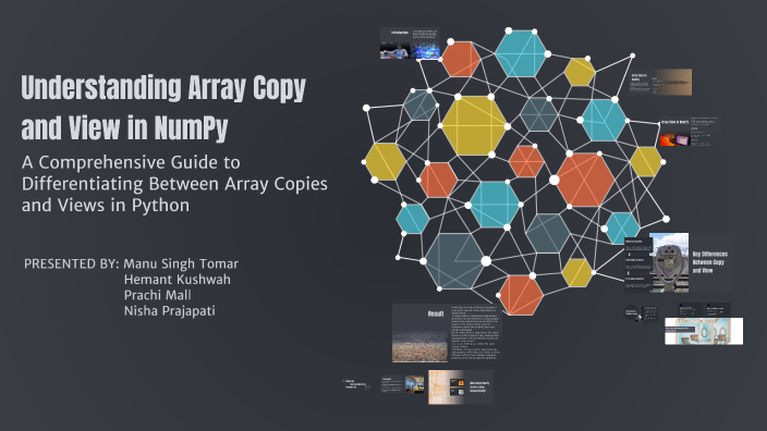 Understanding Array Copy and View in NumPy by Ahsin Prajapati on Prezi