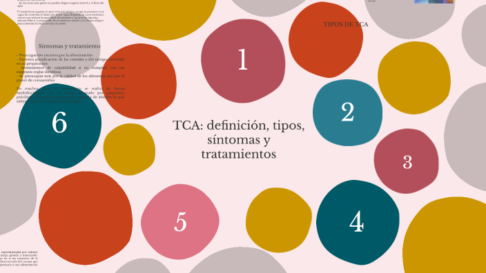 TCA: Tipos, Síntomas y Tratamientos by carmen moreno on Prezi