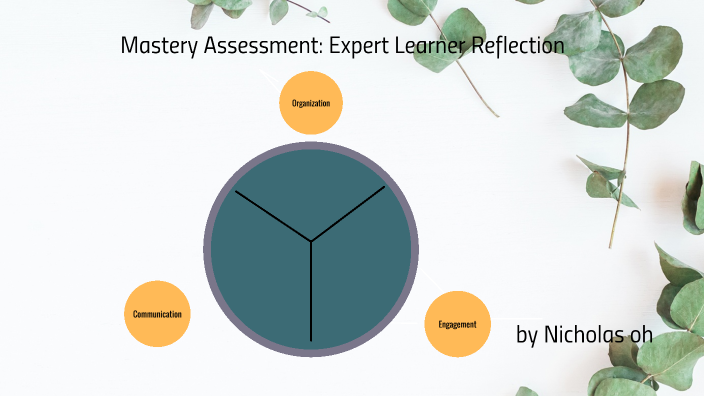 Mastery Assessment: Expert Learner Reflection by Nicholas Oh on Prezi