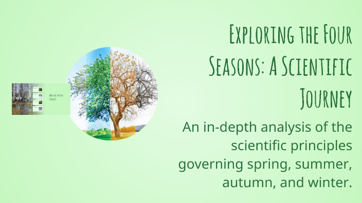 Exploring the Four Seasons: A Scientific Journey by Sandara Ladao on Prezi