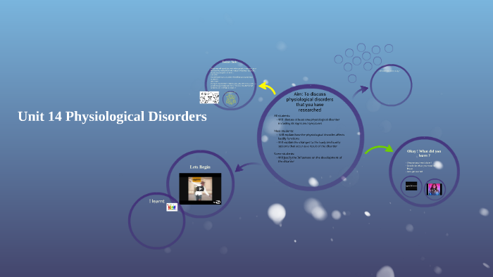 Unit 14 Physiological Disorders by T C on Prezi