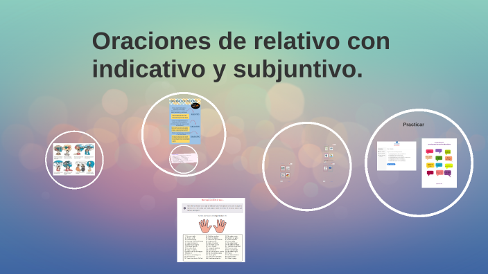 Oraciones de relativo con subjuntivo e indicativo. by Cristina López ...