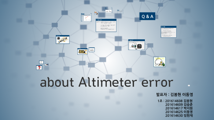 Variety of Altimeter error by 봉현 김 on Prezi
